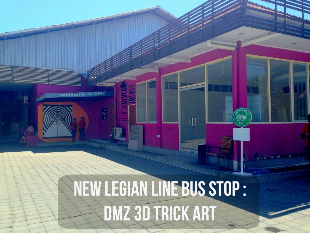 Pemberhentian Bus Baru : DMZ 3D Trick Art - Bali Kura-Kura Bus