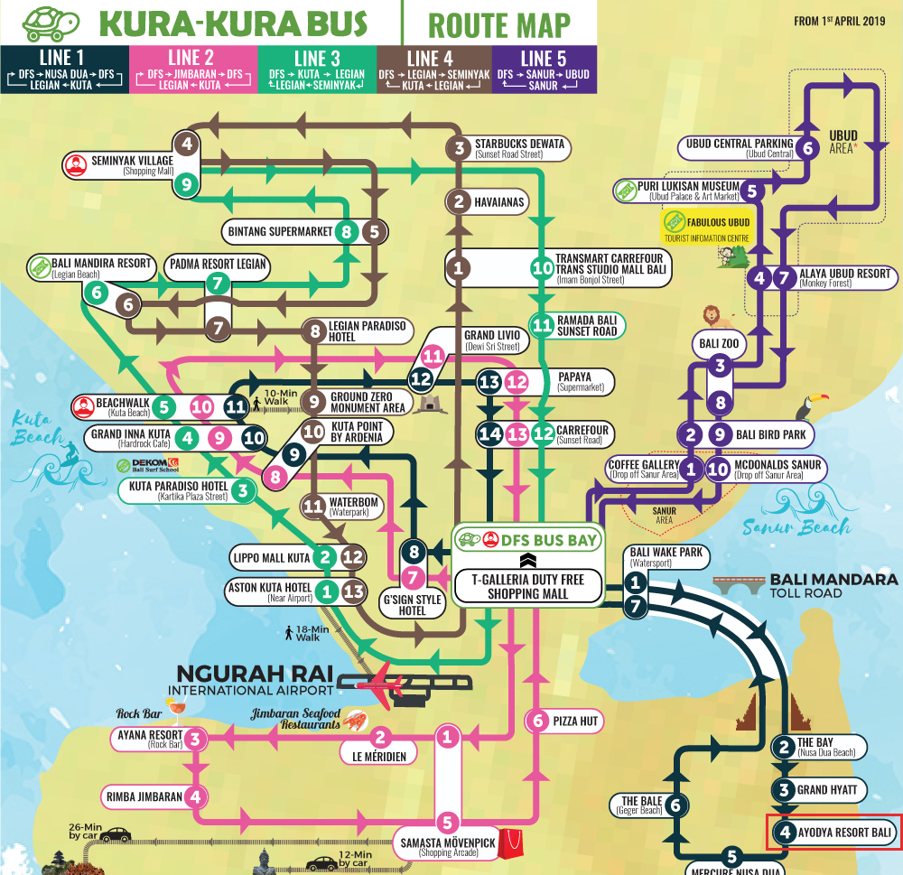 3 New Kura-Kura Bus Stops : Transmart Carrefour / Trans Studio Mall ...